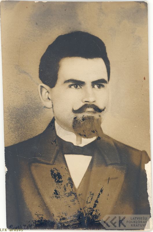 Teacher Ismēne Grundule's father Dāvis Grundulis